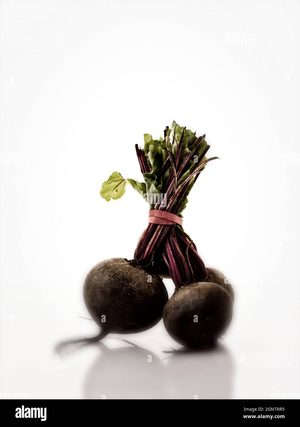 Close up still life of Beetroot against a plain background, high ...