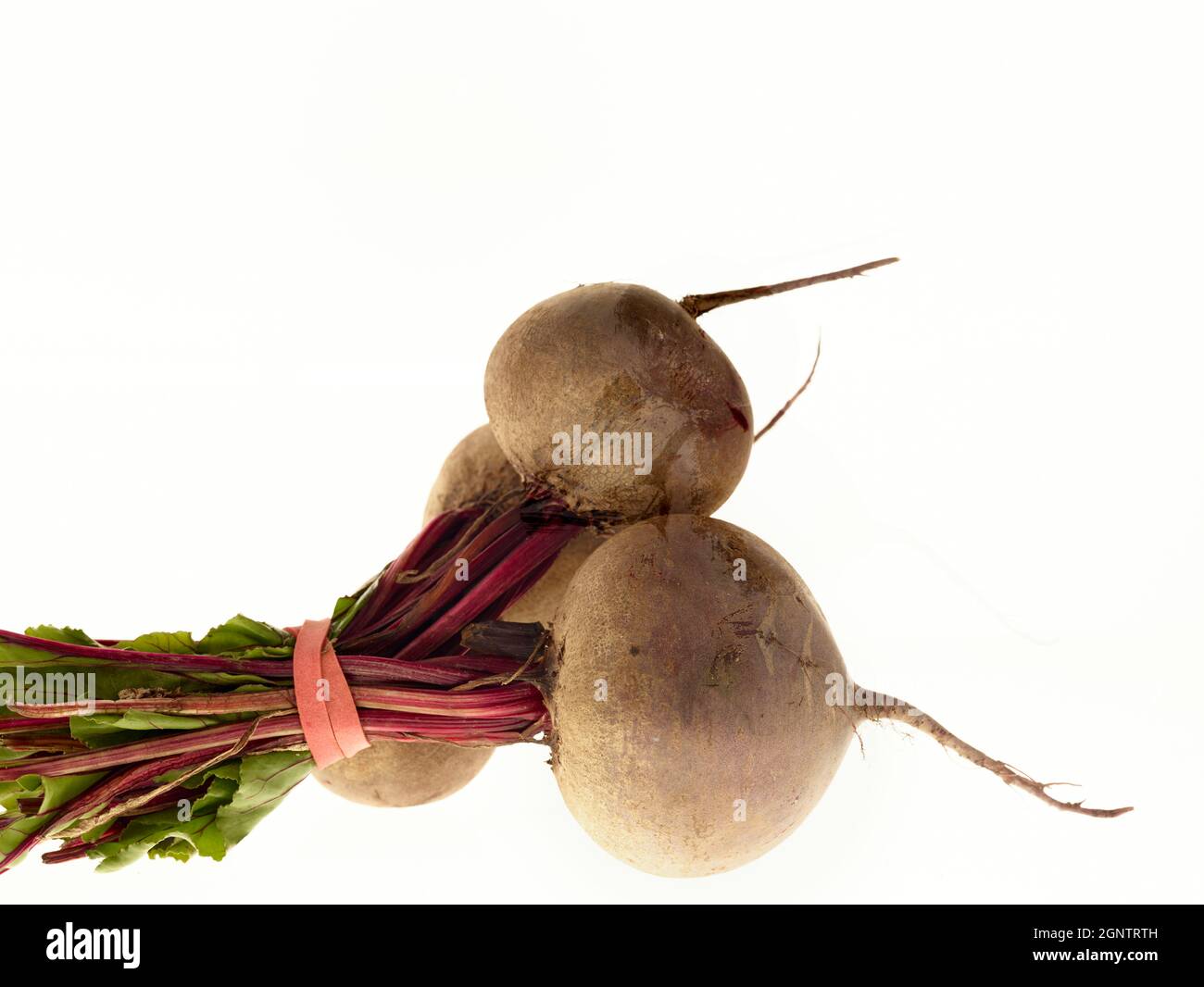Close up still life of Beetroot against a plain background, high ...