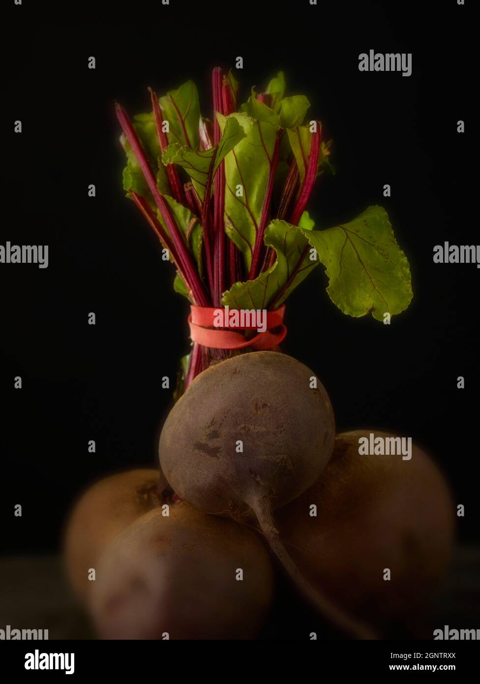 Close up still life of Beetroot against a plain background, high ...