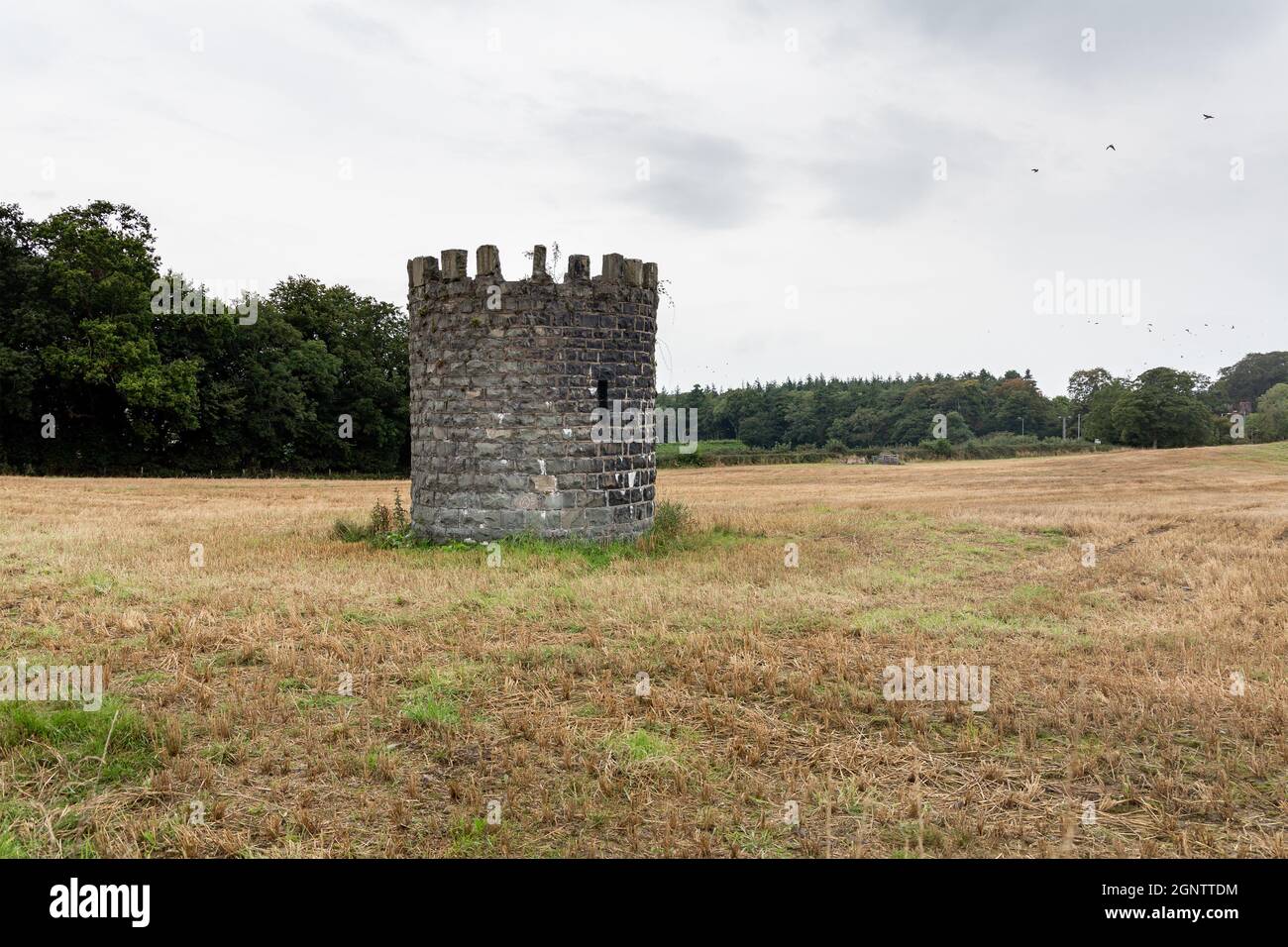 Bangor, Wales: Air shaft to Llandygai railway tunnel on the Chester to ...