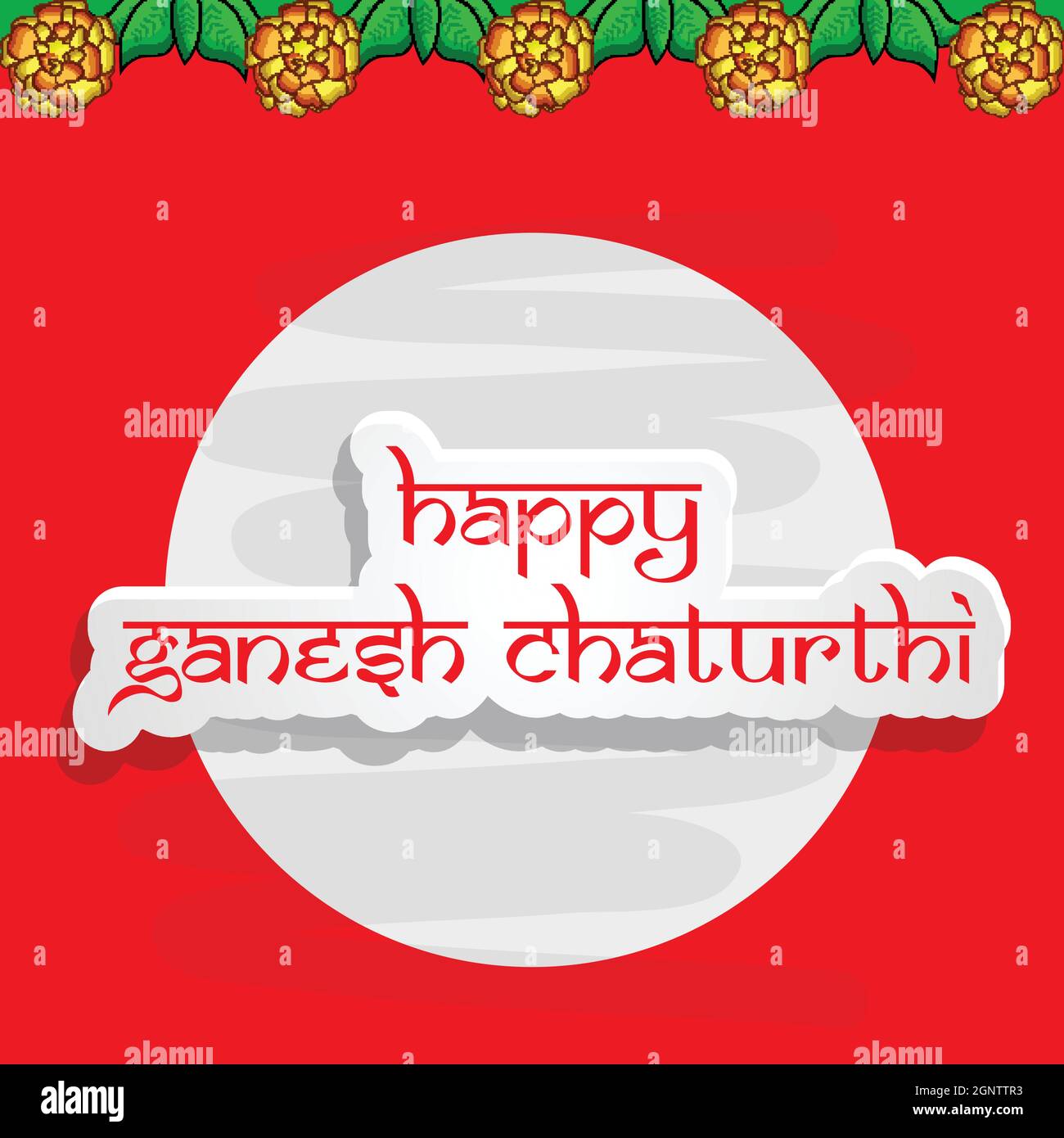 Ganesh Chaturthi Hindu Background Stock Vector Image & Art - Alamy