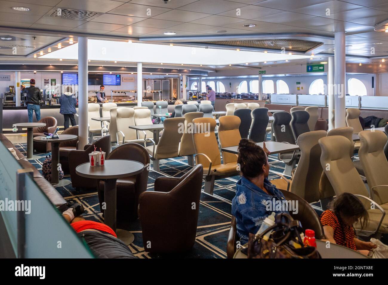 Ferry boat interior hi-res stock photography and images - Alamy
