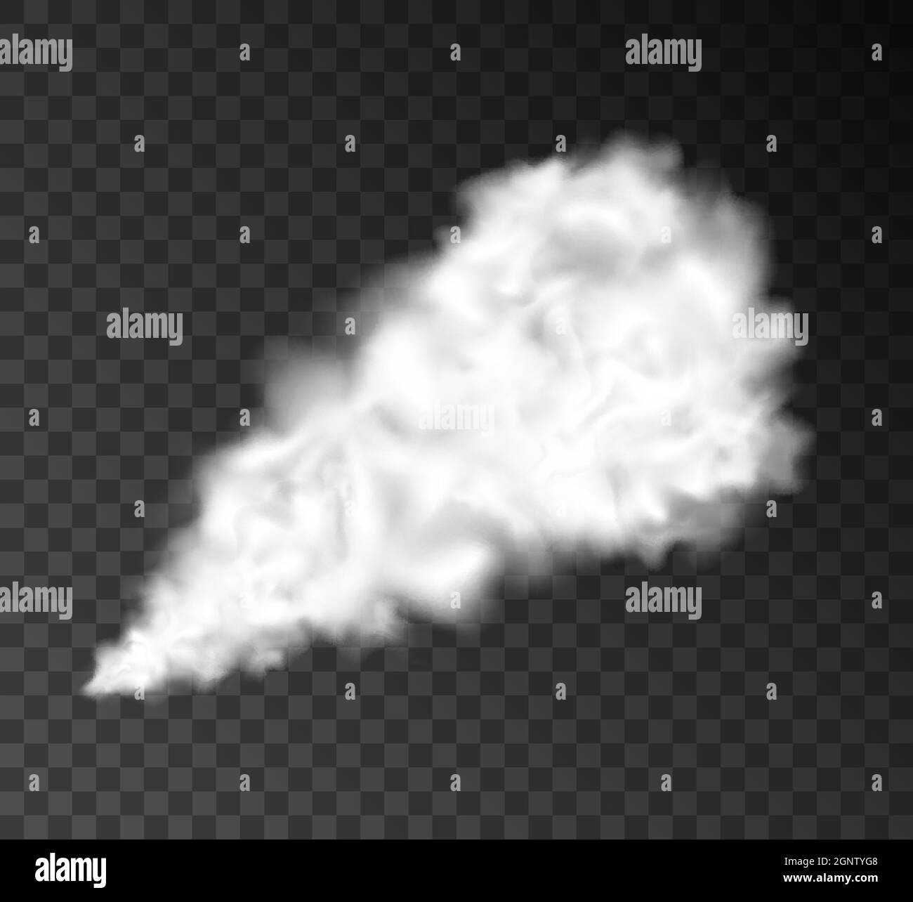 Smoke puff vape isolated steam trail. Smoke cloud steam effect mist ...