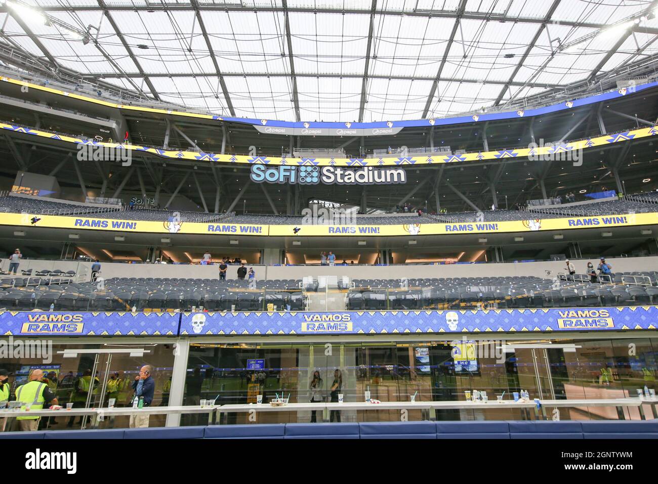 General overall view new sofi stadium hi-res stock photography and ...