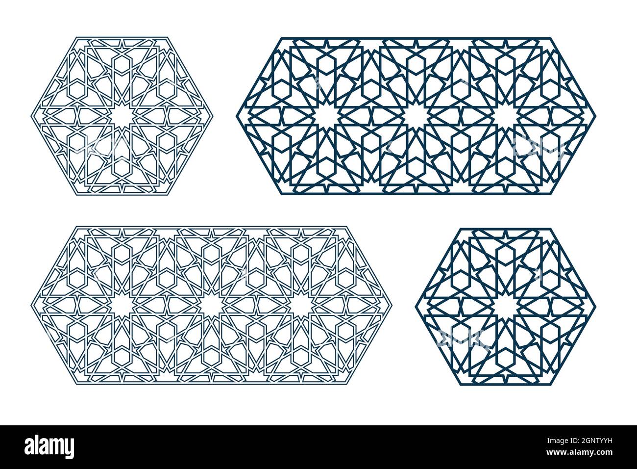 Islamic traditional mosaic for decor Ramadan card Stock Vector Image ...