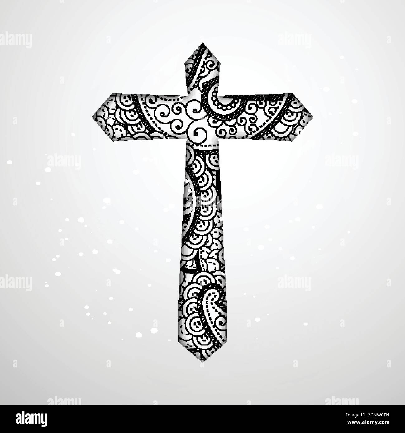 Good friday cross Black and White Stock Photos & Images - Alamy