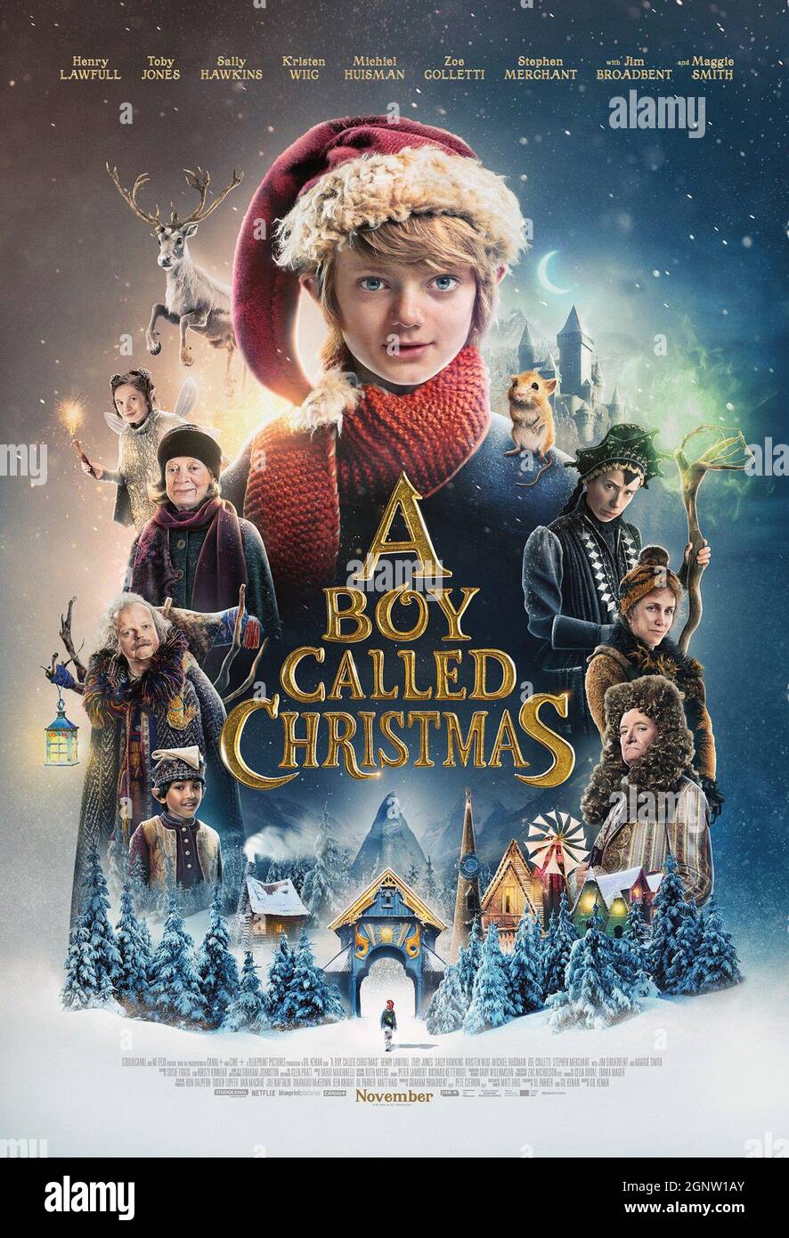 A BOY CALLED CHRISTMAS, poster, clockwise from top: Henry Lawfull ...
