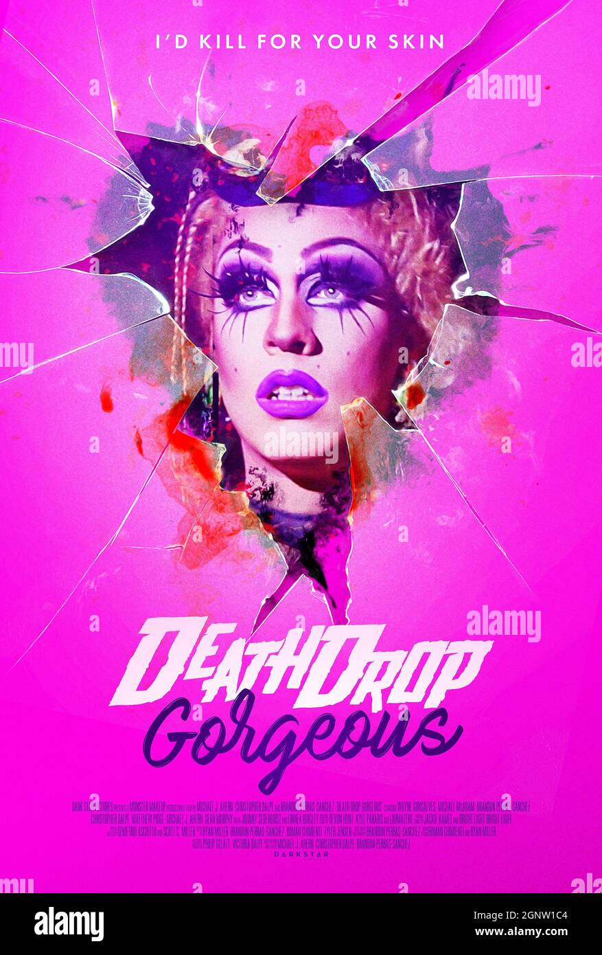 DEATH DROP GORGEOUS, poster, David Joseph Rivera, 2020. © Dark Star ...