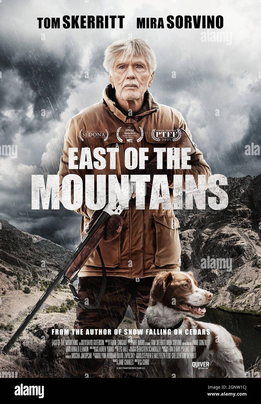 EAST OF THE MOUNTAINS, poster, Tom Skerritt, 2021. © Quiver ...