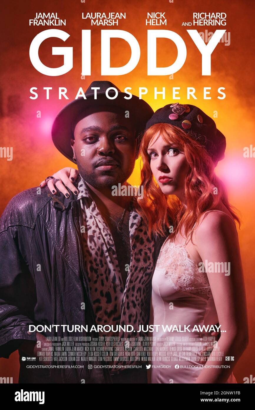 GIDDY STRATOSPHERES, poster, from left: Jamal Franklin, Laura Jean ...