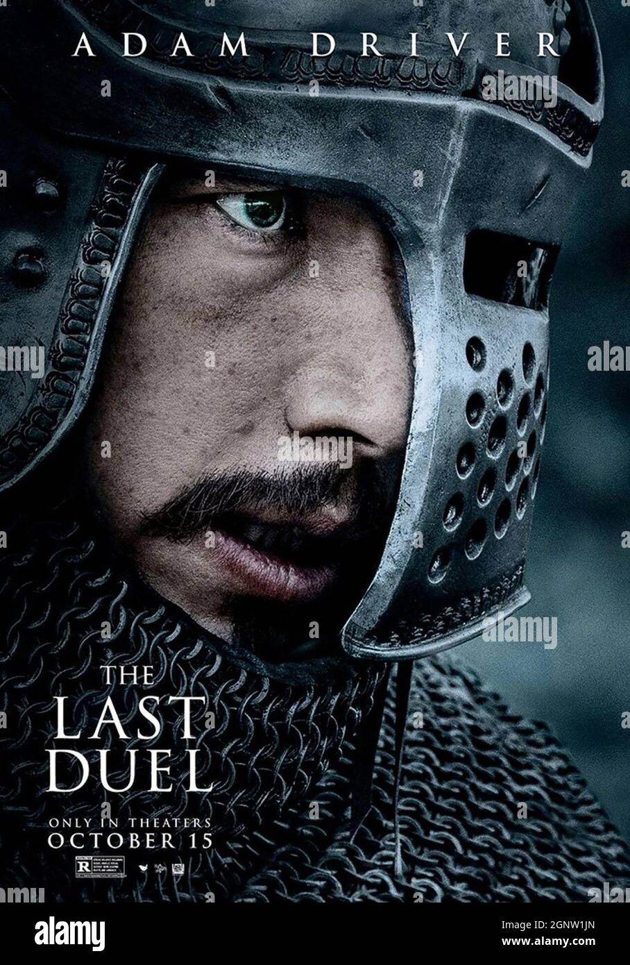 THE LAST DUEL, US character poster, Adam Driver, 2021. © 20th Century ...