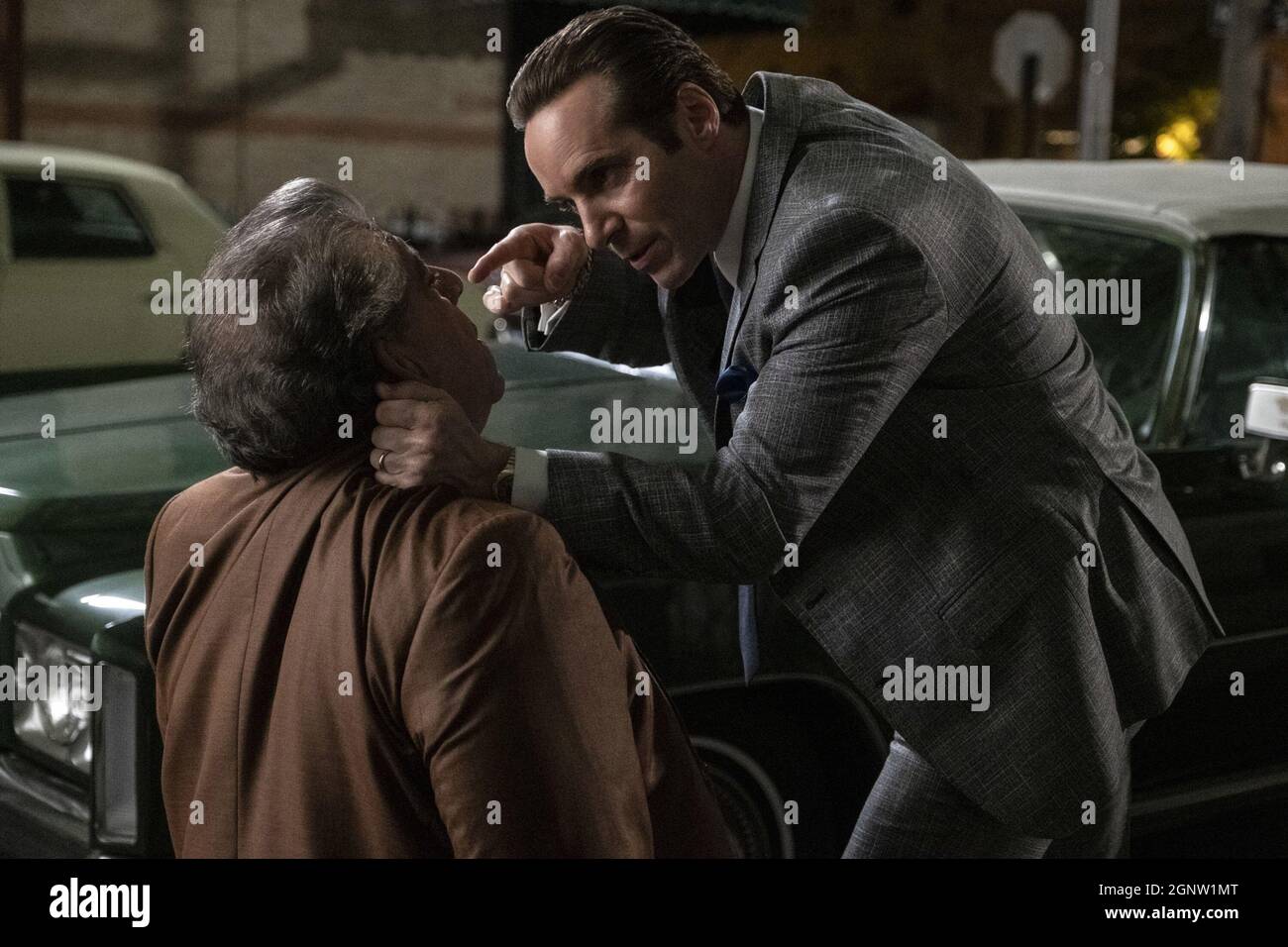 THE MANY SAINTS OF NEWARK, from left: Joey Diaz, Alessandro Nivola ...