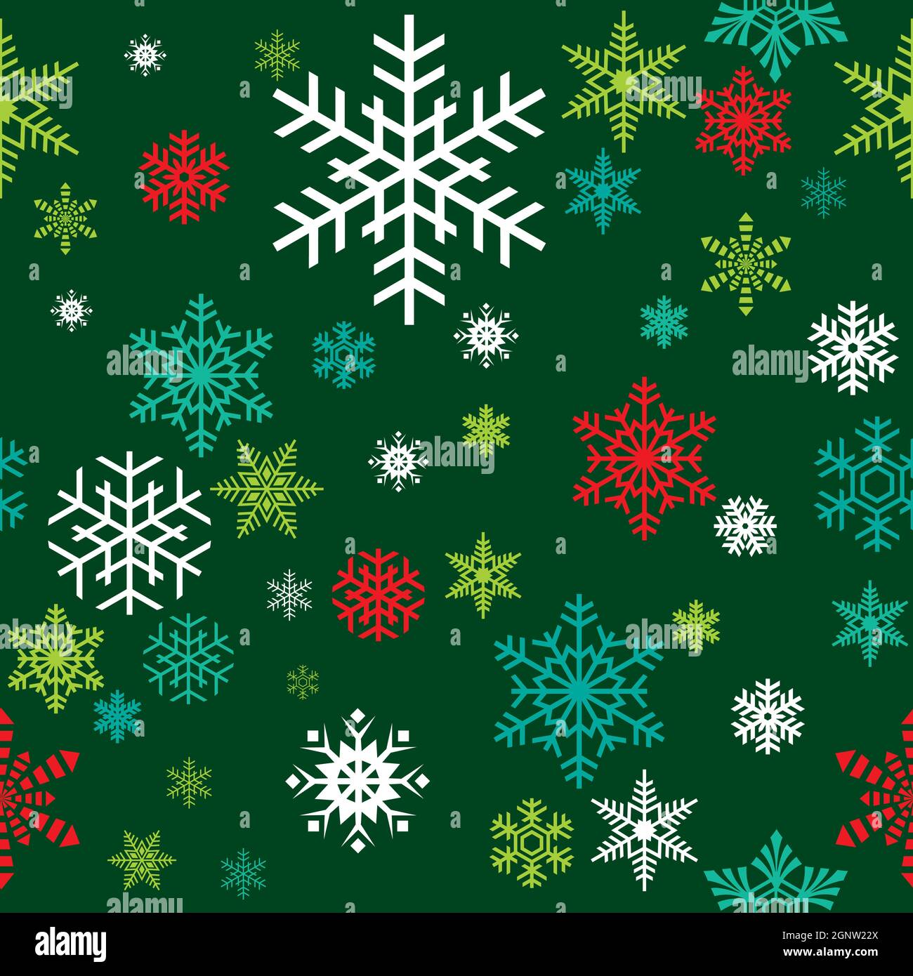 Seamless Christmas wrapping paper pattern background Stock Vector Image ...
