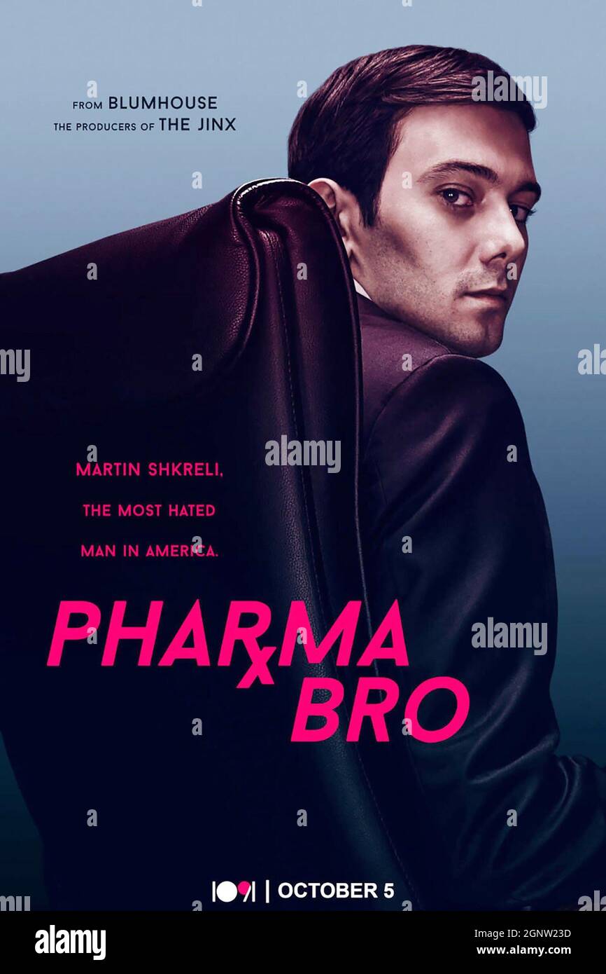 PHARMA BRO, poster, Martin Shkreli, 2021. © 1091 Pictures / Courtesy ...
