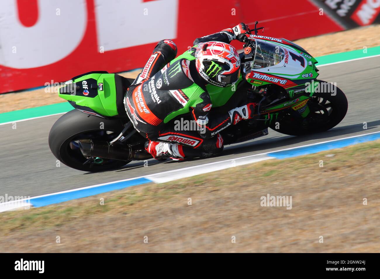 WSBK 2021 Superbike, # 1 Jonathan Rea at race and grid Stock Photo - Alamy