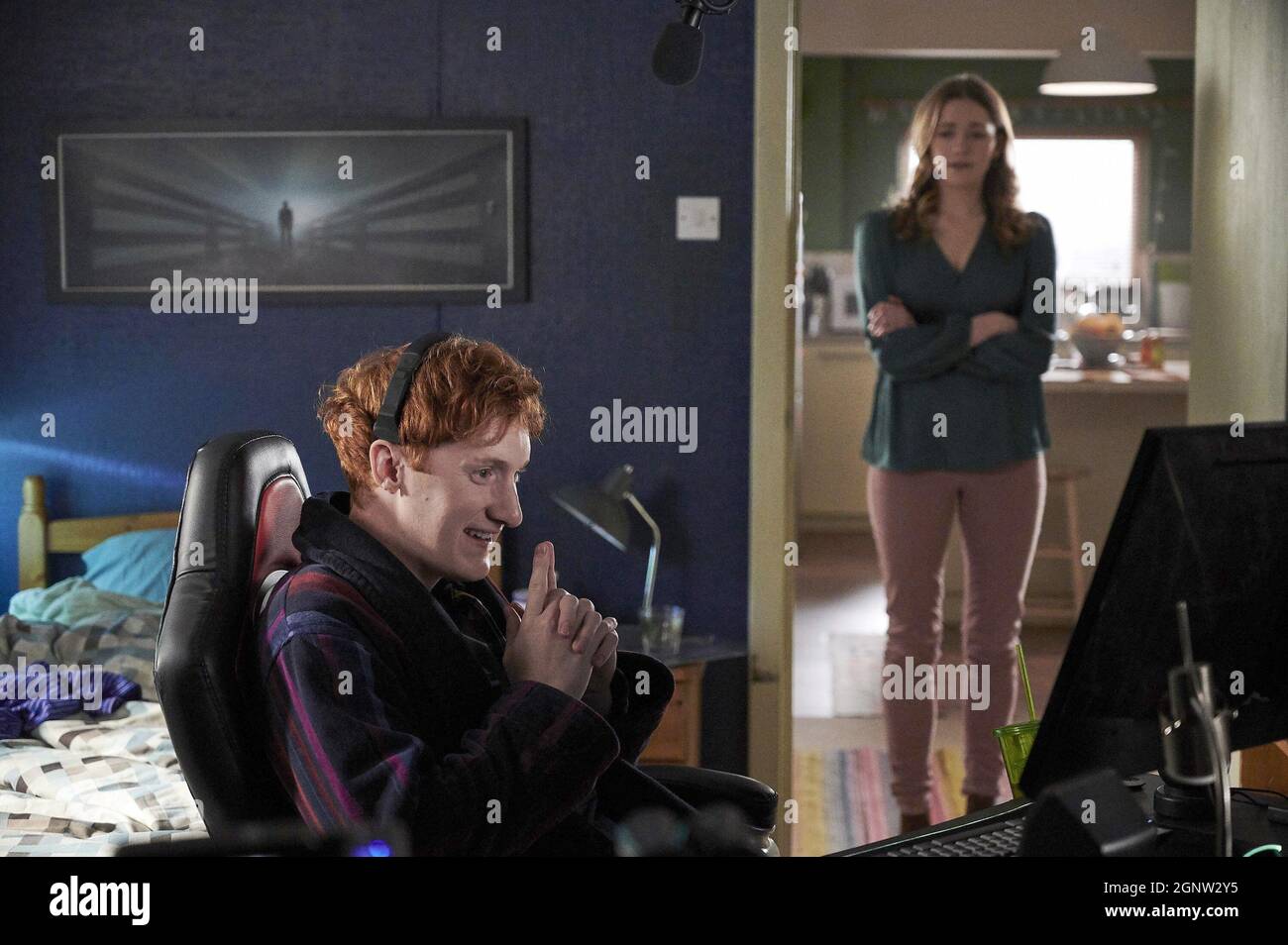 DEAD PIXELS, from left: Will Merrick, Charlotte Ritchie, Raid Boss ...