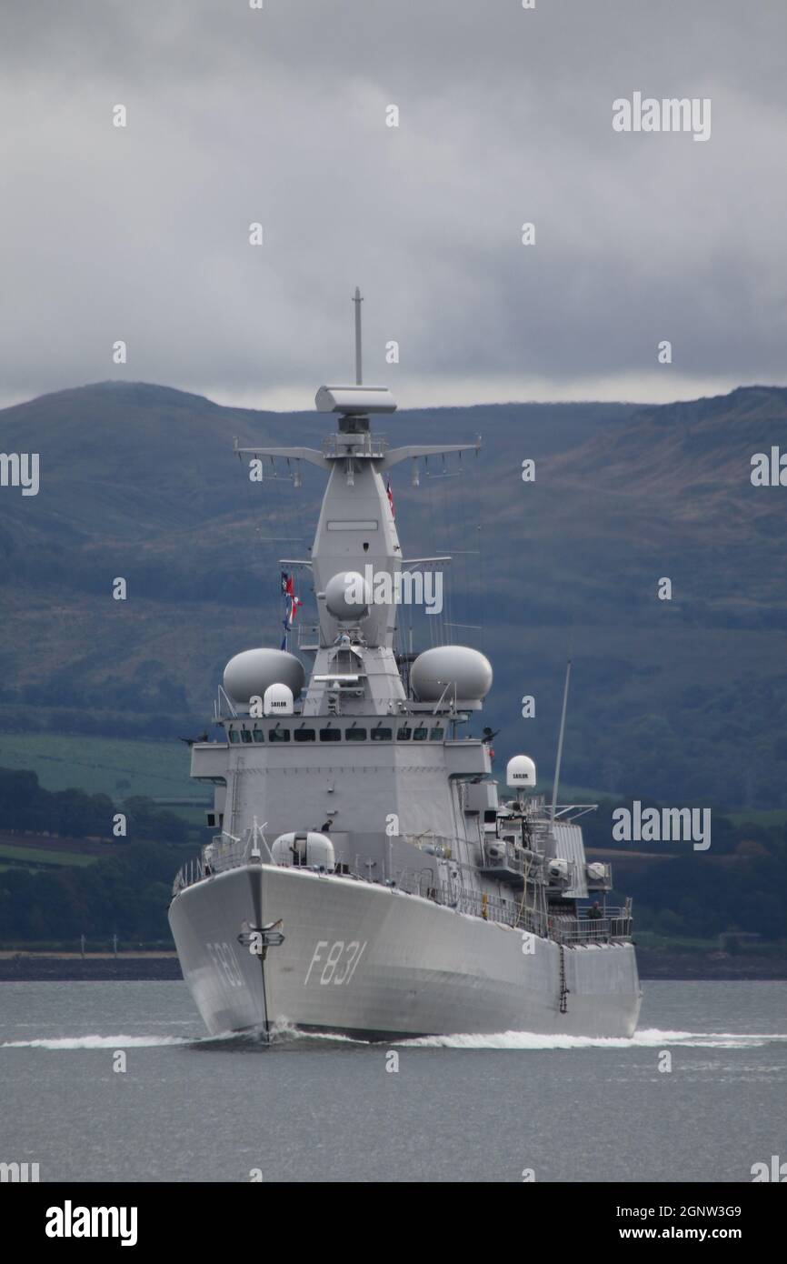 HNLMS Van Amstel (F831), a Karel Doorman-class (or M-class) frigate ...