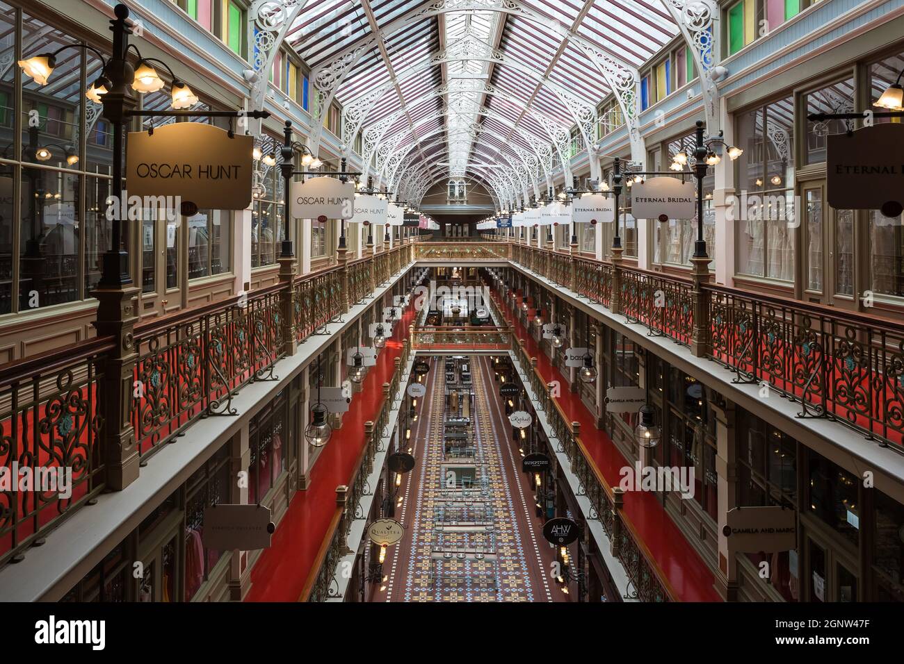 Sydney, Australia. Monday 27th September 2021. The Strand Arcade in the ...