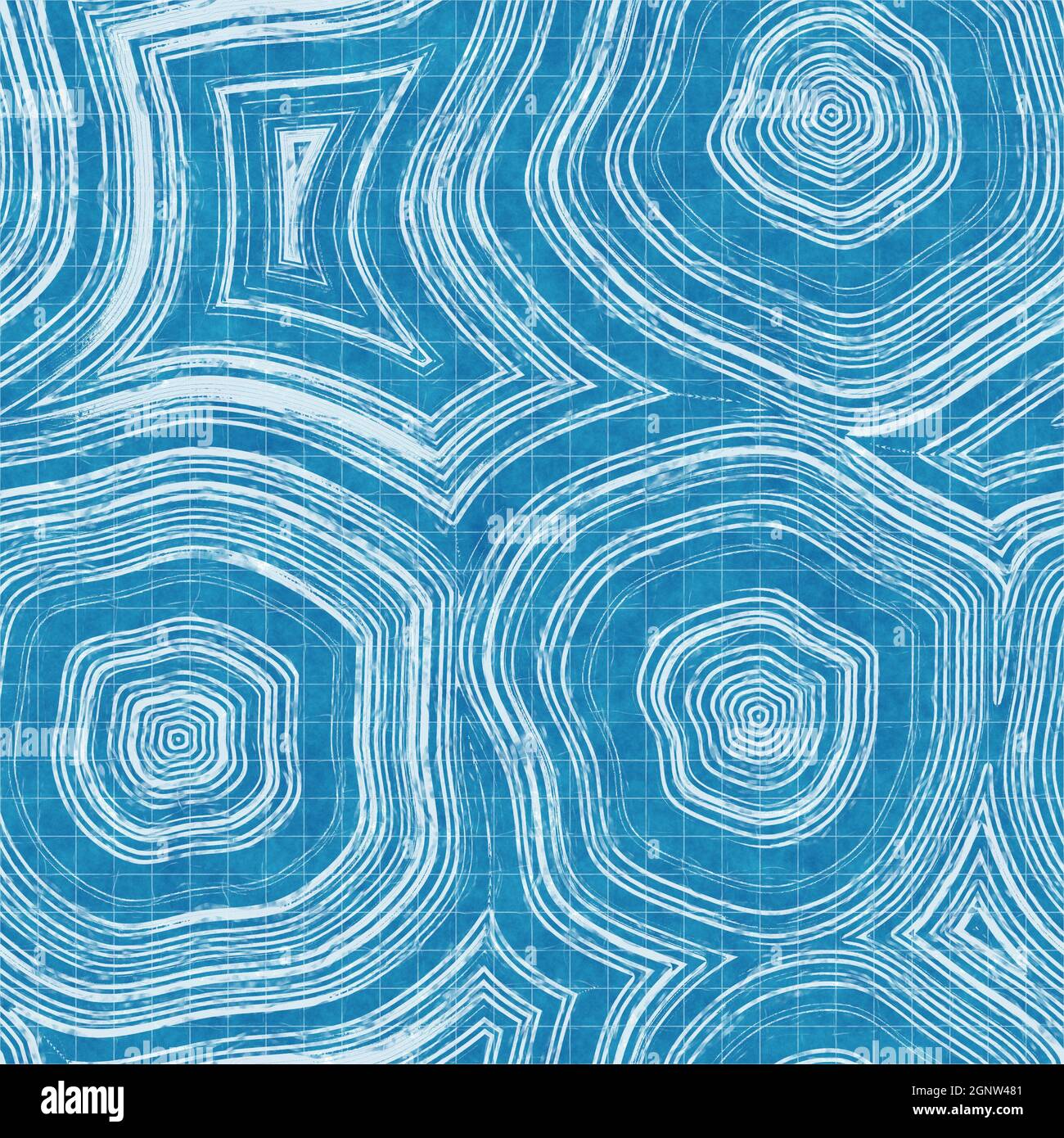 Seamless bright blue blueprint pattern for textile and print Stock ...