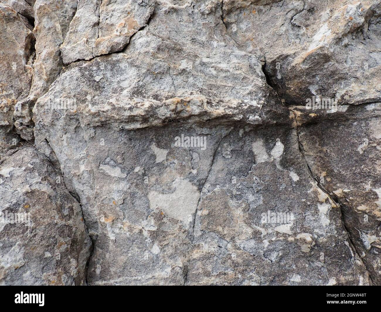 Abstract Rough Fractured Natural Coastal Rock Face Stock Photo - Alamy