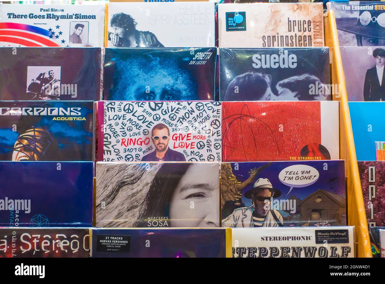 Vinyl record albums Stock Photo - Alamy