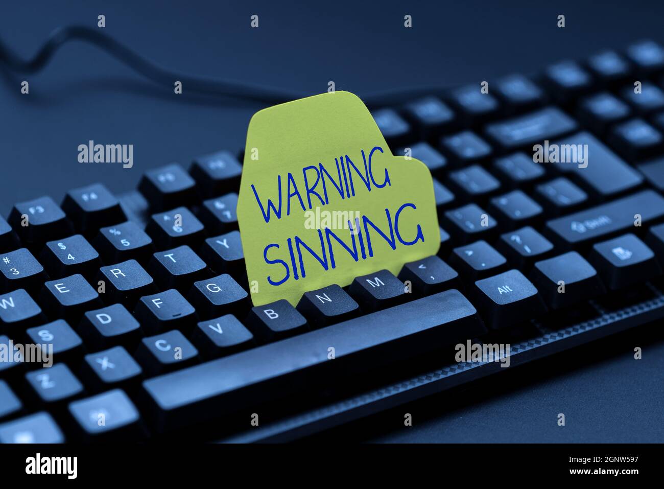 Writing displaying text Warning Sinning. Business concept stop the ... Writing displaying text Warning Sinning. Business concept stop the ...