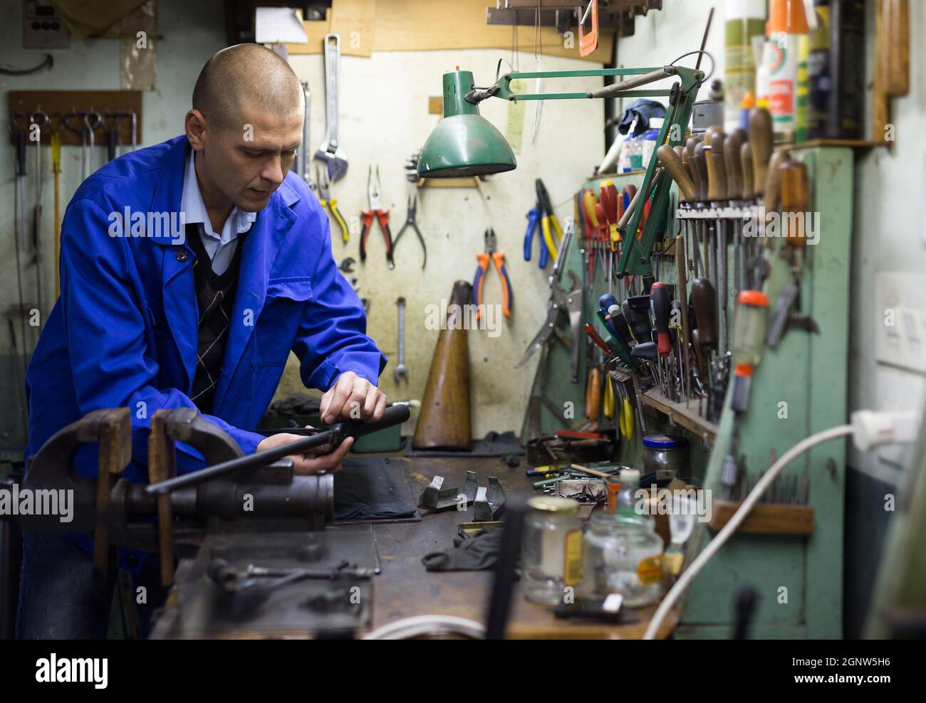Repairing firearms hi-res stock photography and images - Alamy