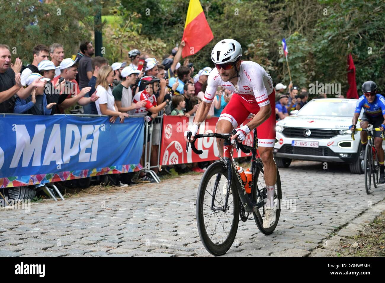 Michal Golas (POL) in the elite men road race of the UCI World Championships Road Cycling ...