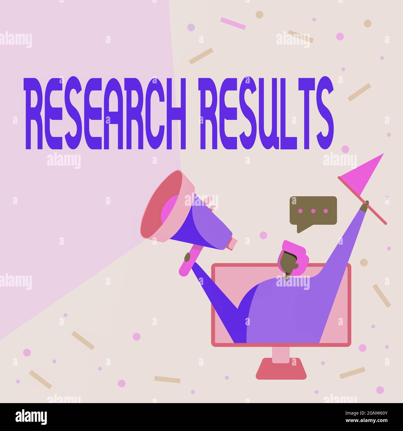 Text sign showing Research Results. Business approach findings of the ...