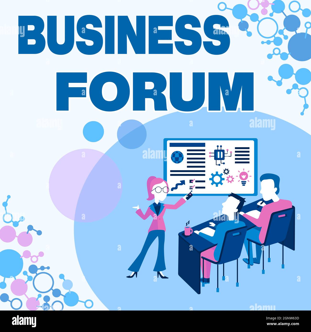 Conceptual caption Business Forum. Business idea place in which showing ...