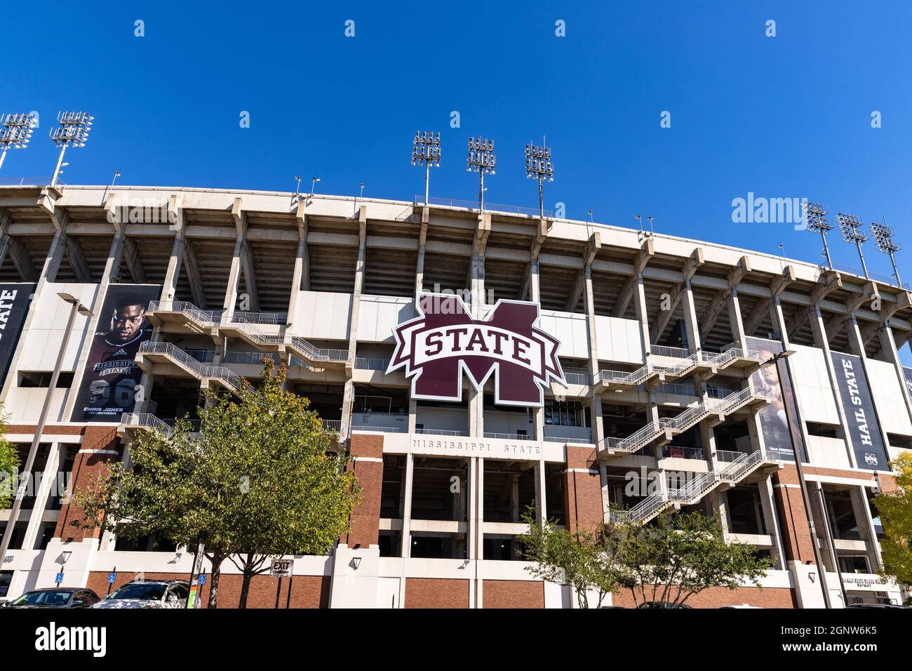 Starkville, MS - September 24, 2021: Davis Wade Stadium, home of the ...