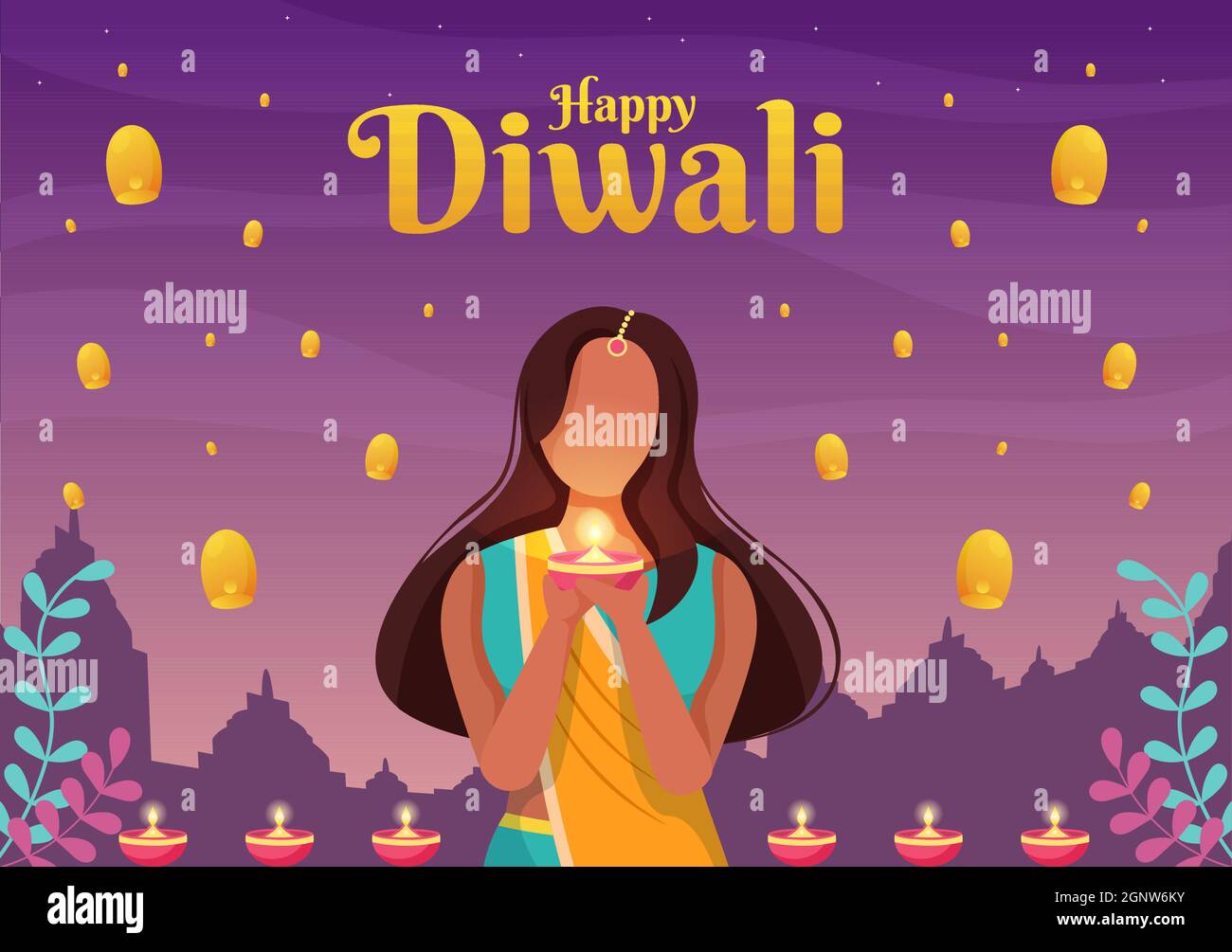 Animated Diwali Lights