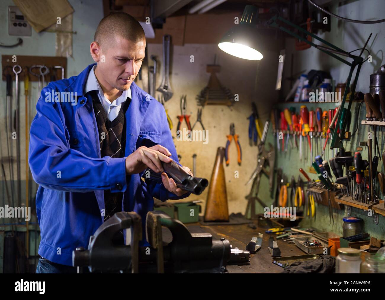 Repairing firearms hi-res stock photography and images - Alamy