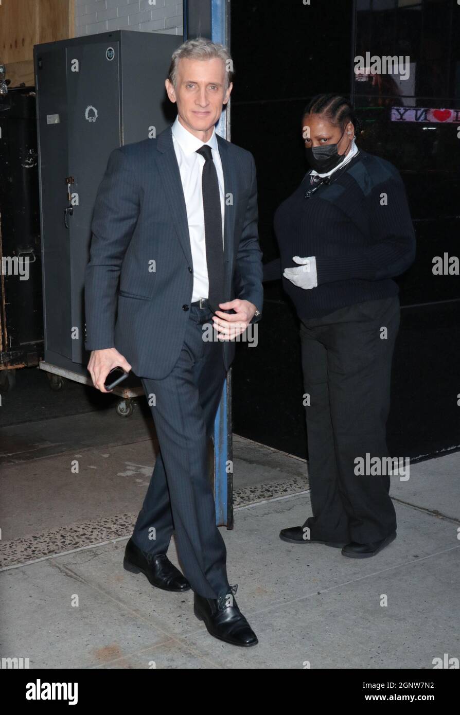 New York, NY, USA. 27th Sep, 2021. Dan Abrams, seen outside ABC Studios ...