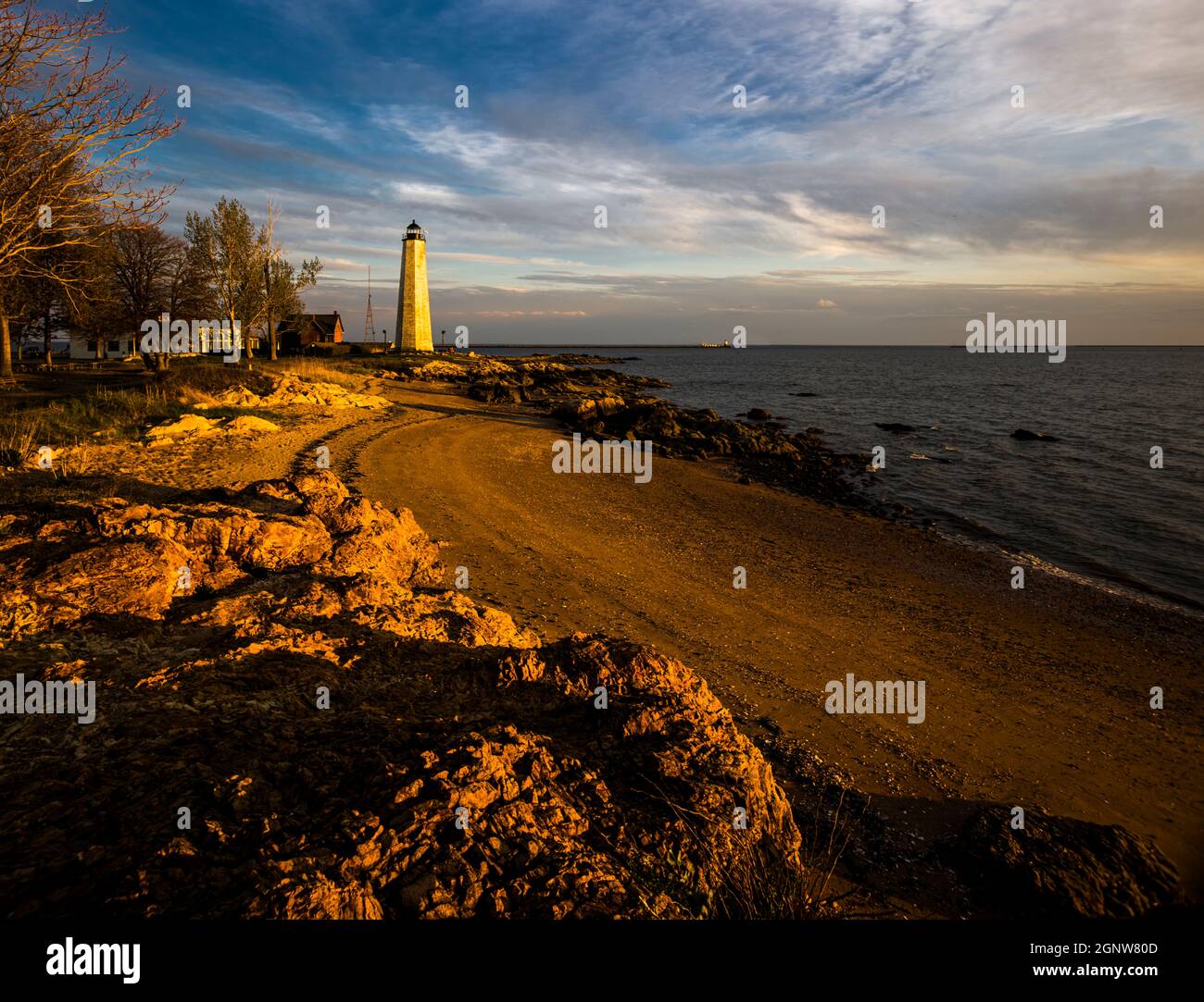 Lighthouse Point Park New Haven, Connecticut, USA Stock Photo - Alamy
