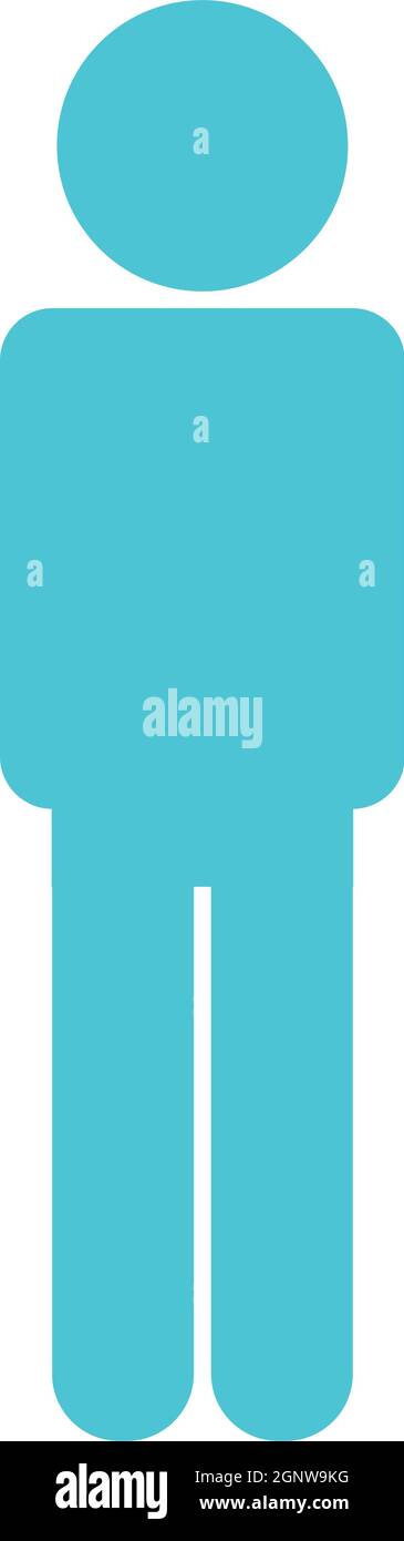 pictogram man icon on white background Stock Vector Image & Art - Alamy