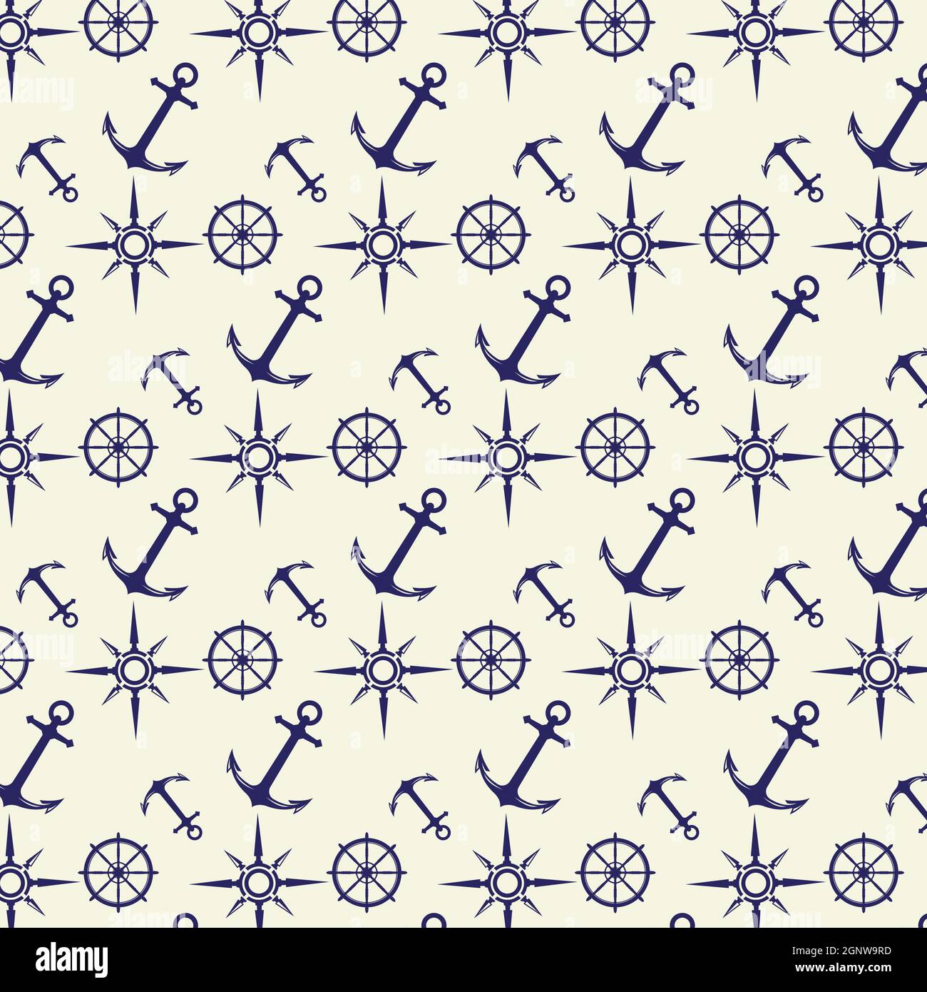 Nautical or marine seamless patterns background, Nautical Pattern ...