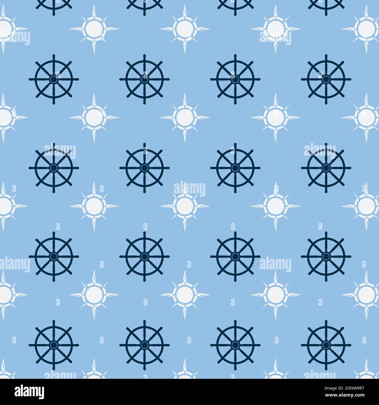 Nautical or marine seamless patterns background, Nautical Pattern ...