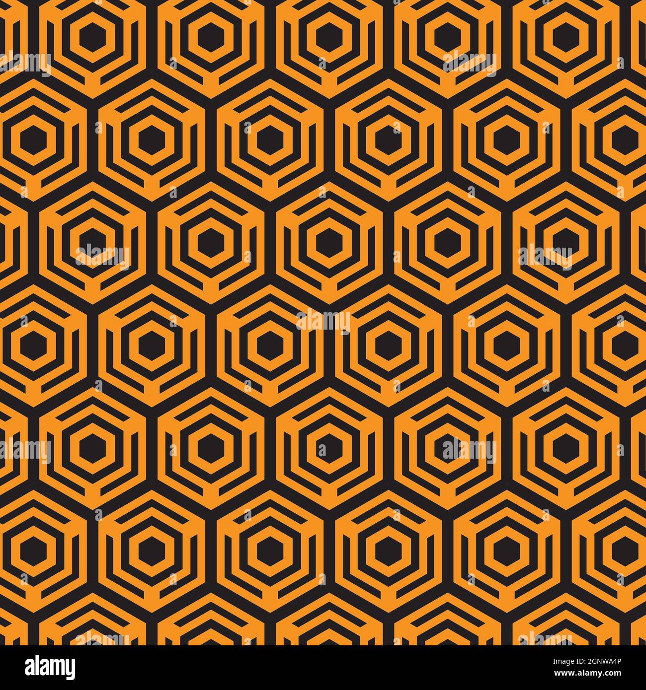 Geometric Hexagon seamless pattern vector background Stock Vector Image ...