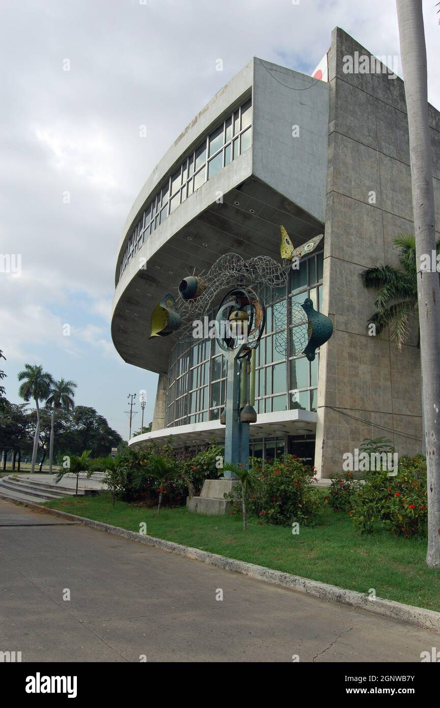 Exterior of the National Theatre of Cuba, Teatro Nacional de Cuba, on ...