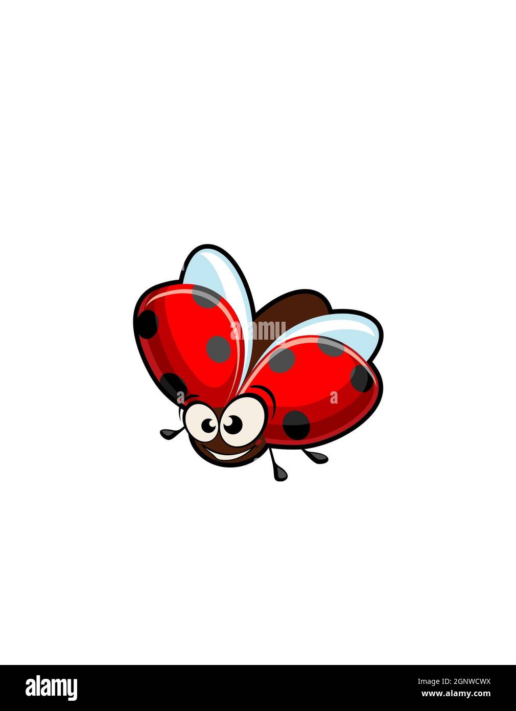 Cute cartoon insects bug fly bug honey bee bumblebee dragonfly ...