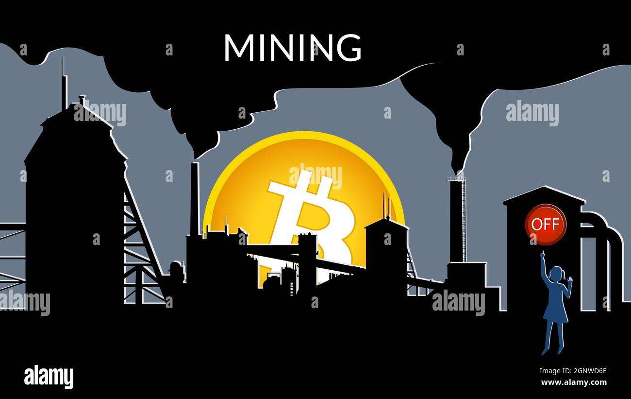 Mining contamination Stock Vector Images - Alamy