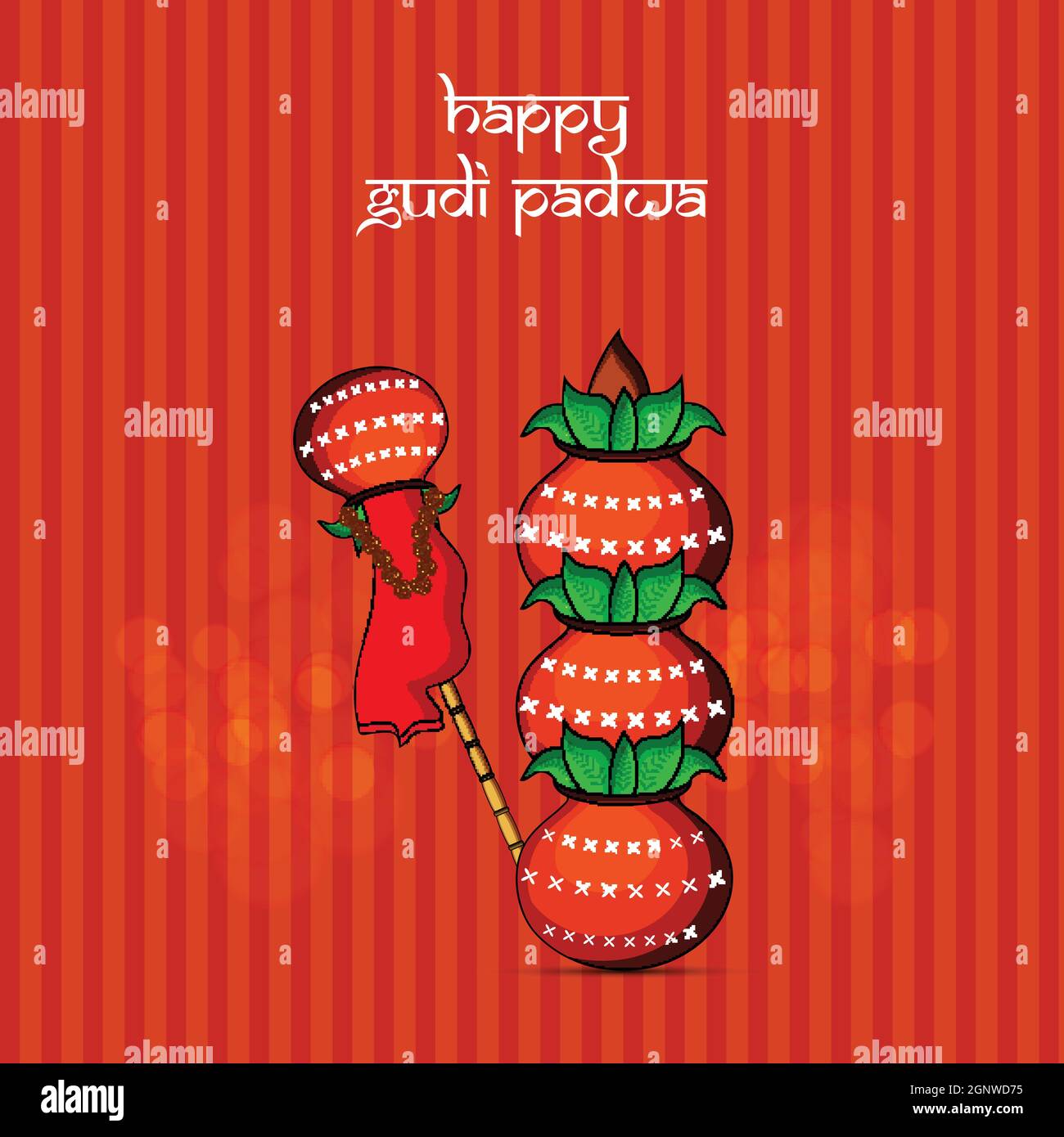 Gudi padwa vector vectors hi-res stock photography and images - Alamy