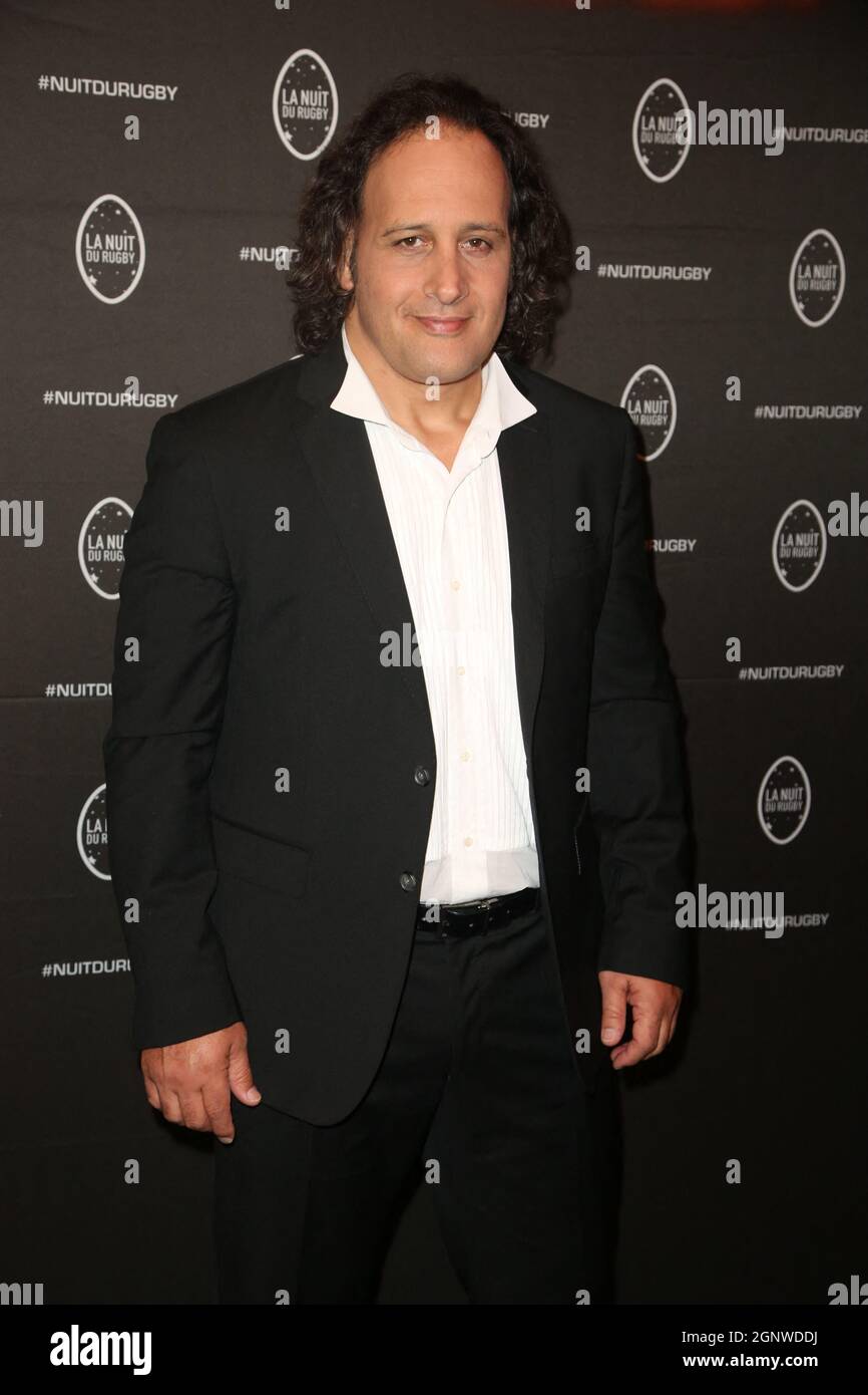 Omar Hassan attending the 17th Nuit du Rugby 2021 at l'Olympia concert ...