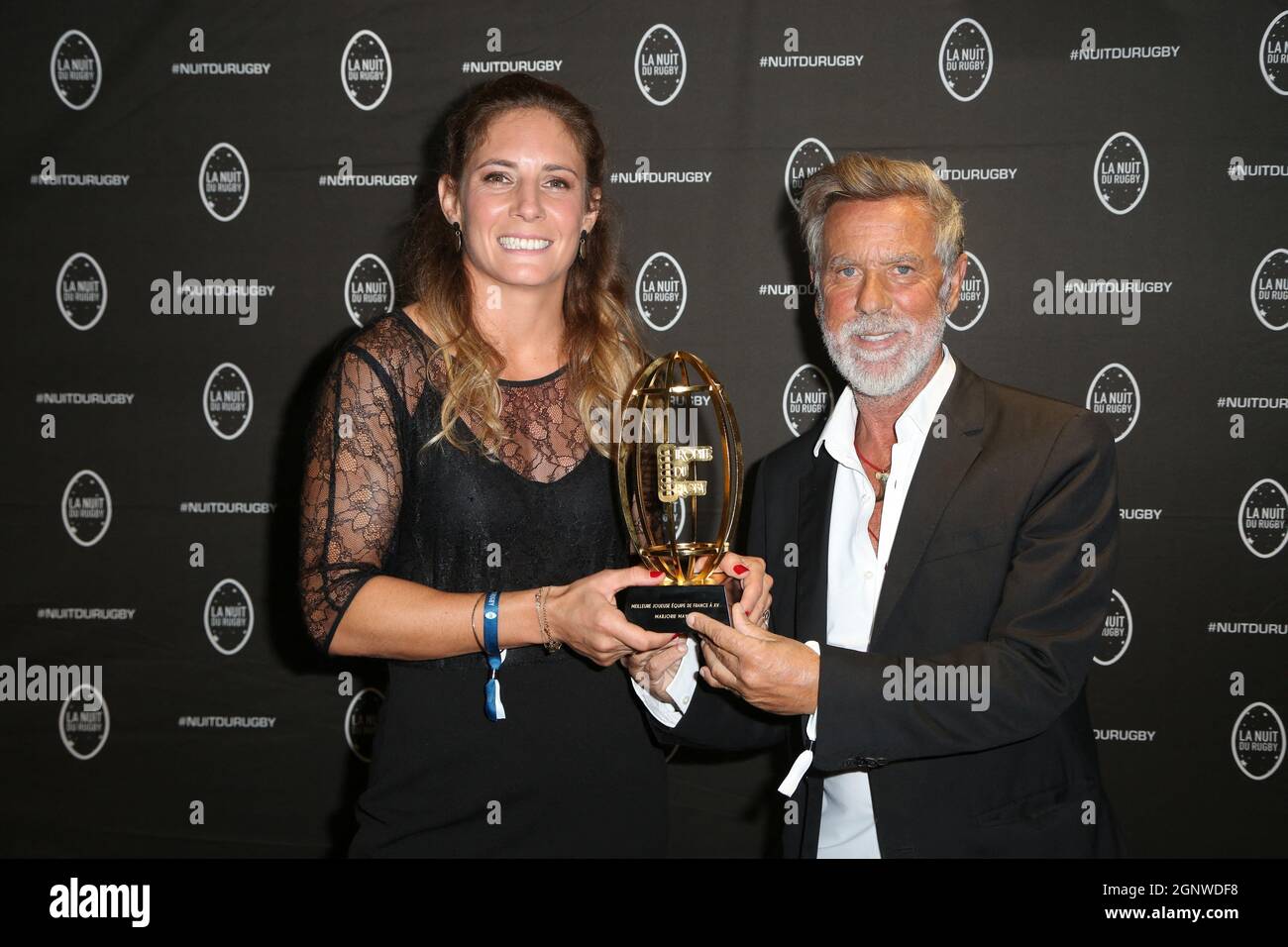 Marjorie Mayans, Meilleure joueuse equipe de France a XV et Laurent ...