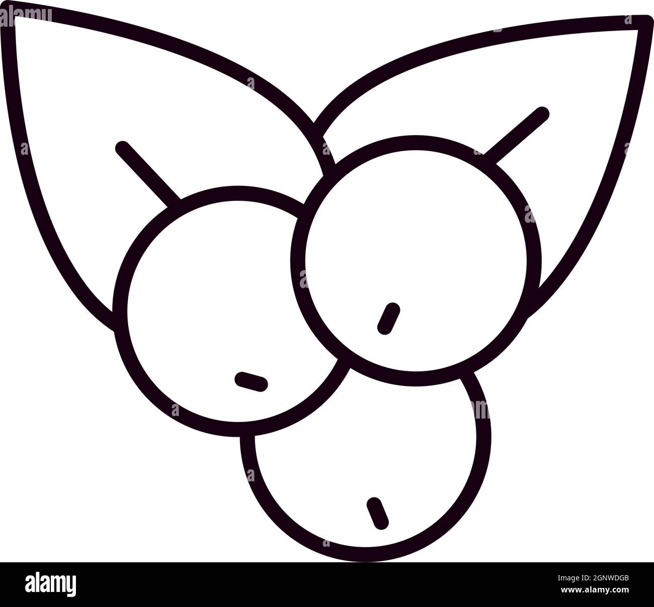 blueberries icon imageon white background Stock Vector Image & Art - Alamy