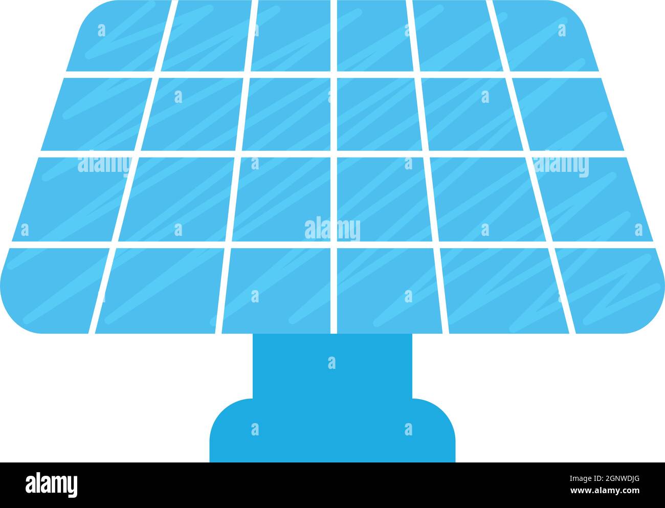 solar panel icon on white background Stock Vector Image & Art - Alamy