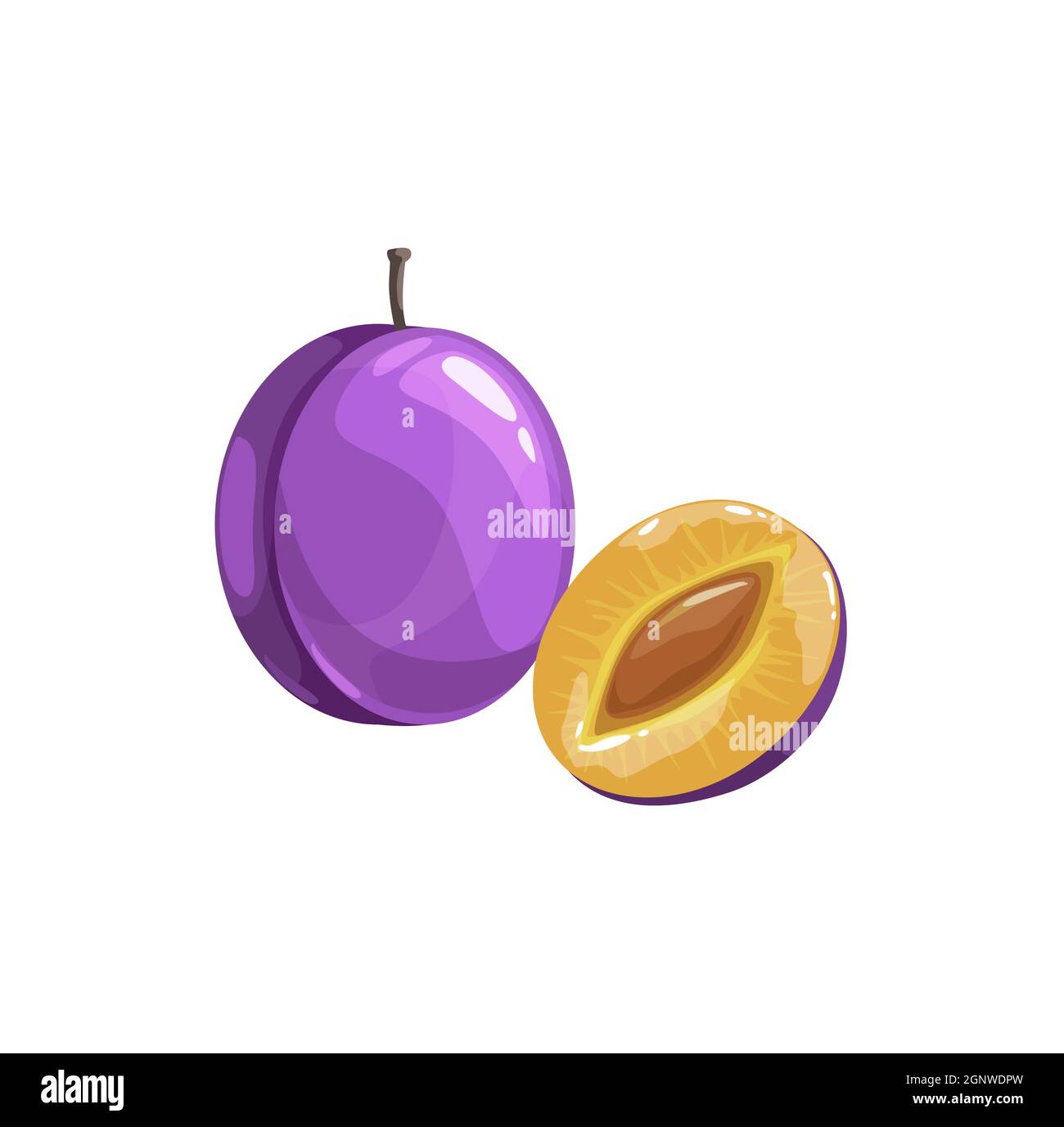 Damson orchard Stock Vector Images - Alamy