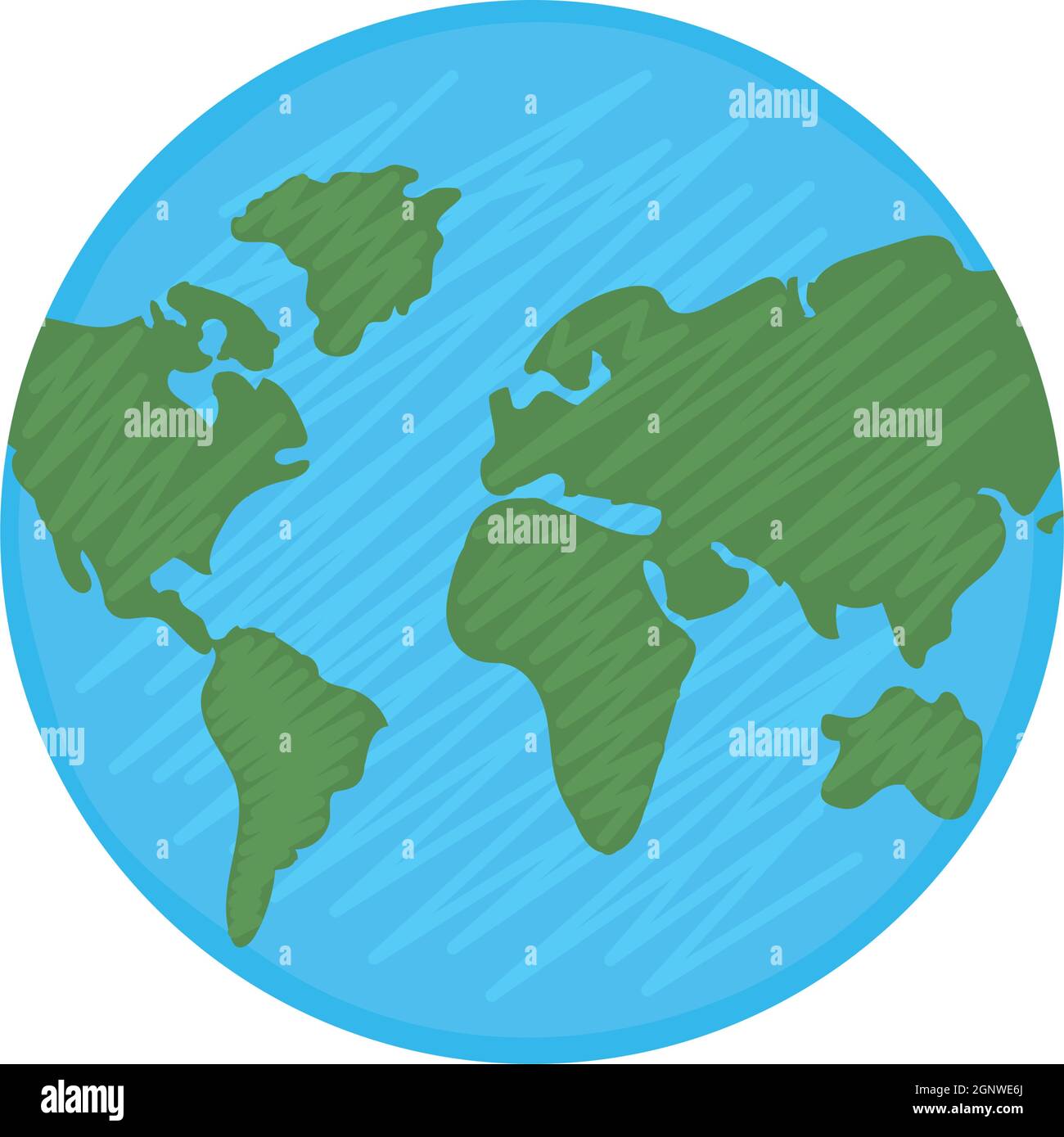 earth planet icon on white background Stock Vector Image & Art - Alamy