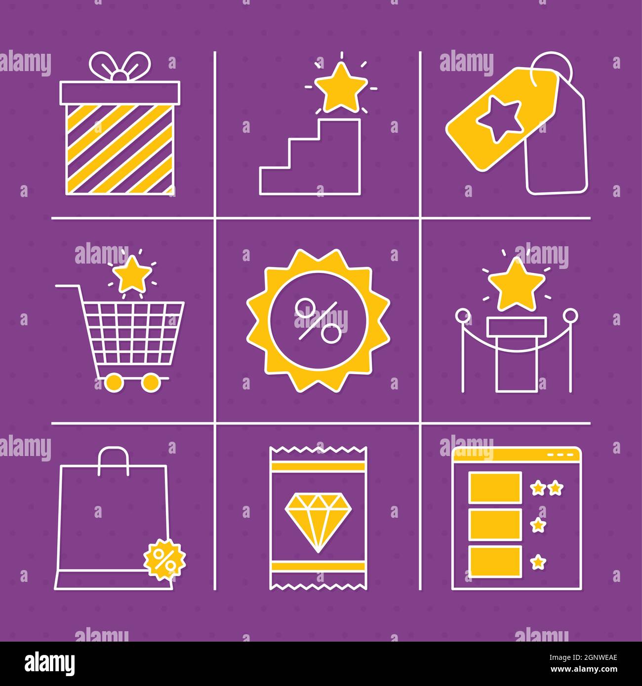 loyalty program and ranking icon set Stock Vector Image & Art - Alamy
